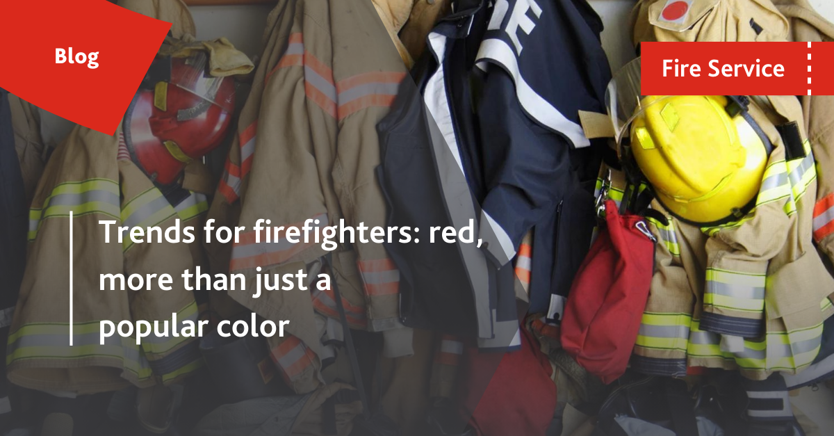 Trends for firefighters: red, more than just a popular color